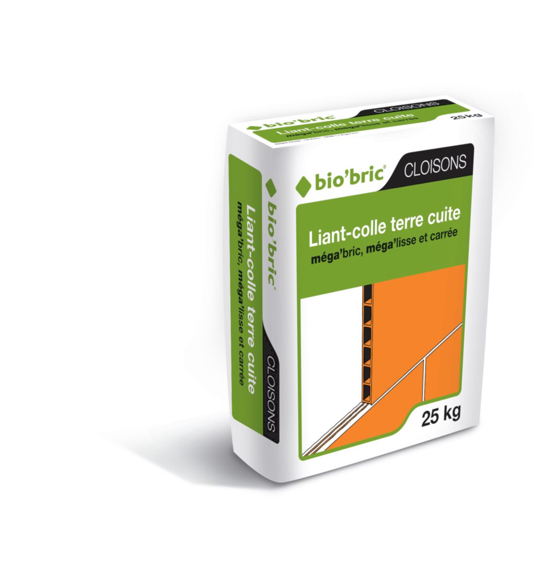 Colle mega'bric Colmega Bouyer Leroux sac 25 kg - BIO'BRIC