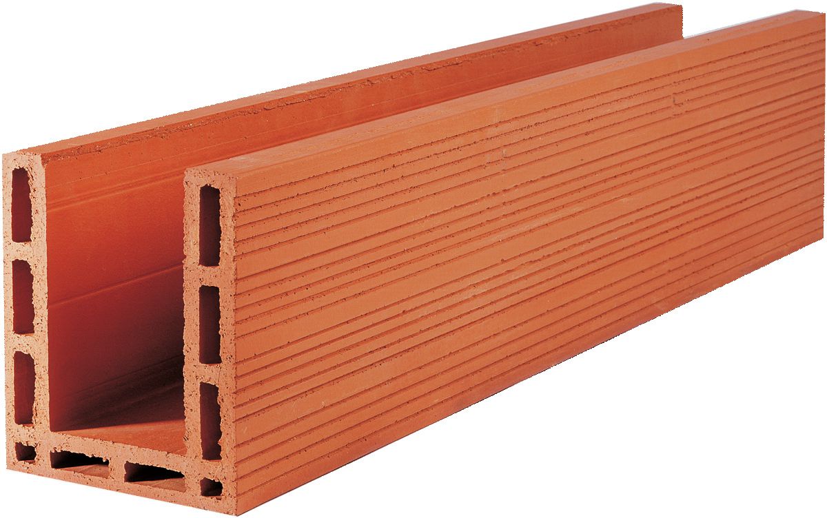 Maxi linteau ML214 - terre cuite - 140x20x27 cm - TERREAL