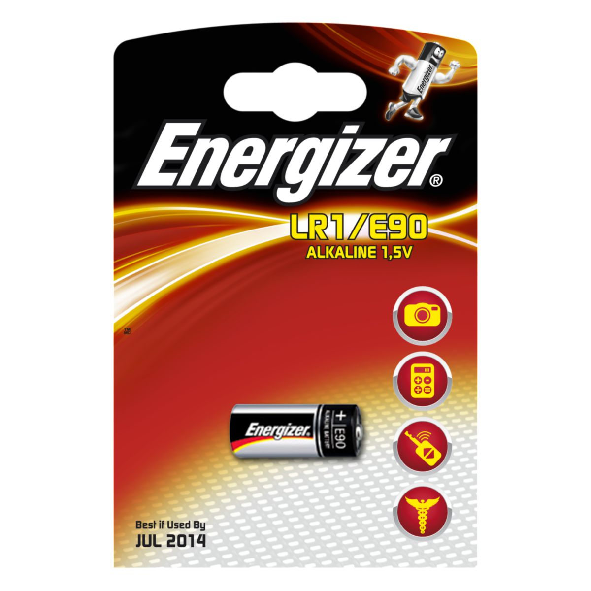 Pile alcaline 1,5 volt LR01 E90 - ENERGIZER