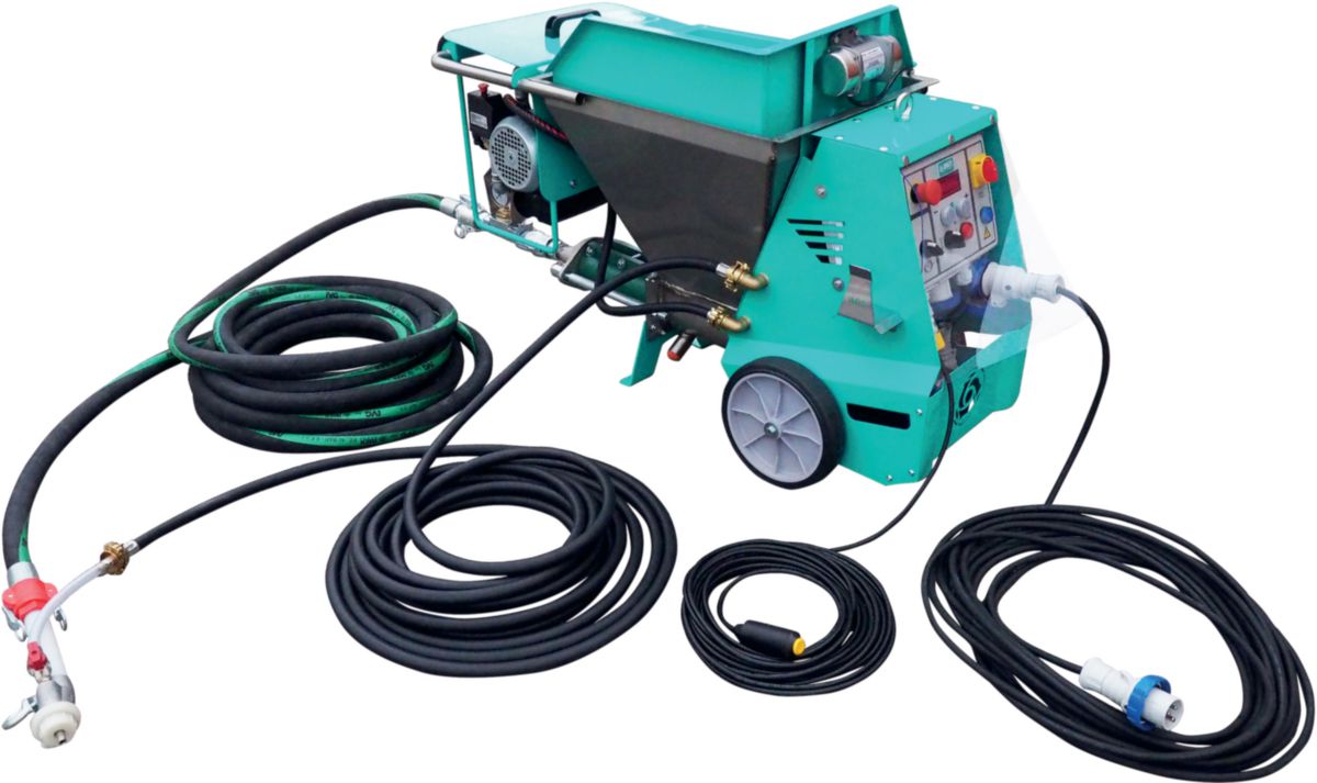 Machine à projeter électrique Small 50 Evo - kit polyvalent - 1184x504x682 mm - IMER