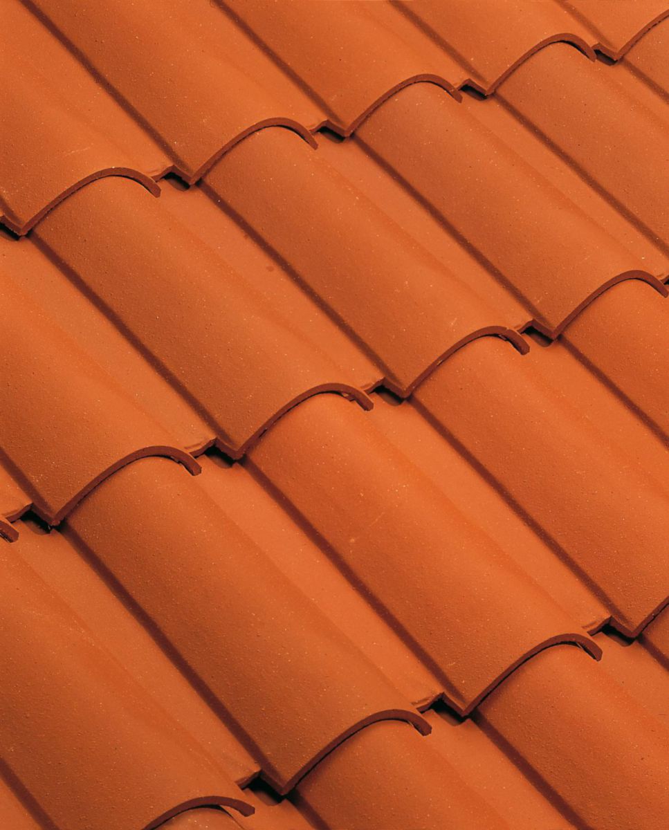 Faîtière/arêtier lisse à emboîtement 704 terre cuite rouge l. 240 mm ...