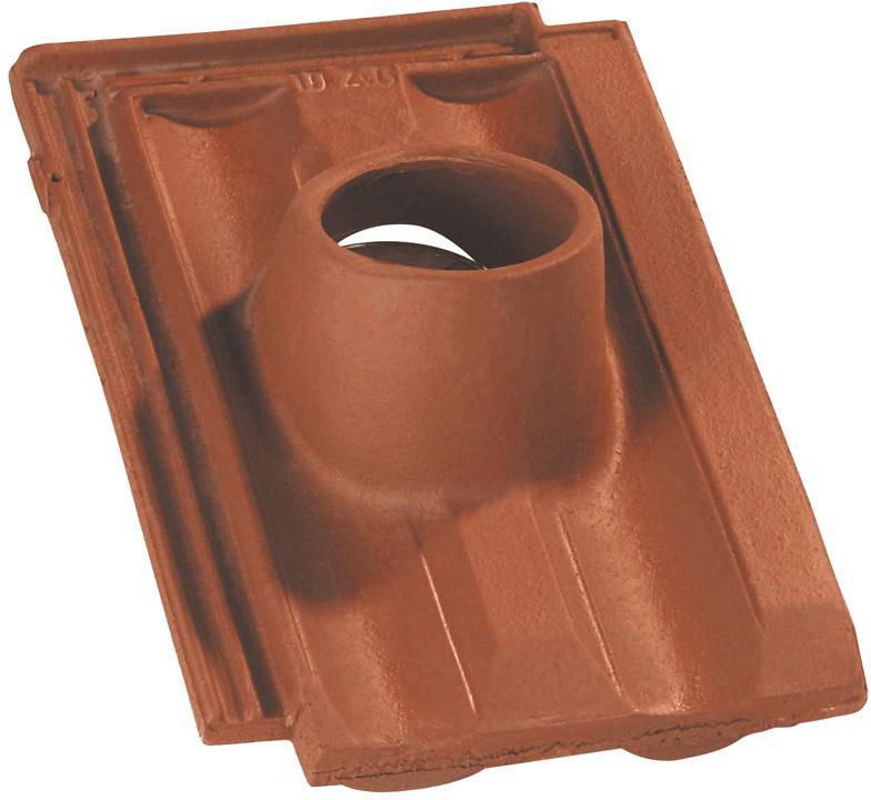 Tuile à douille Standard 9 - 217.32 - terre cuite - teinte ardoisé - Ø ...