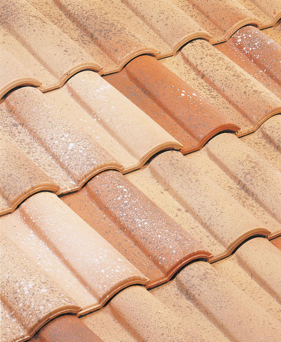 Tuile de rive à rabat droite à emboîtement 2/3 pureau pastel pour ...