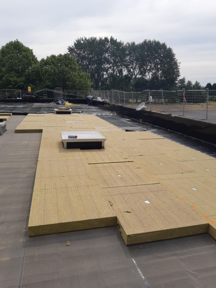 Panneau thermo-isolant en laine de roche SmartRoof C 37 P épaisseur 160 mm 1000 x 1200 mm Réf ...