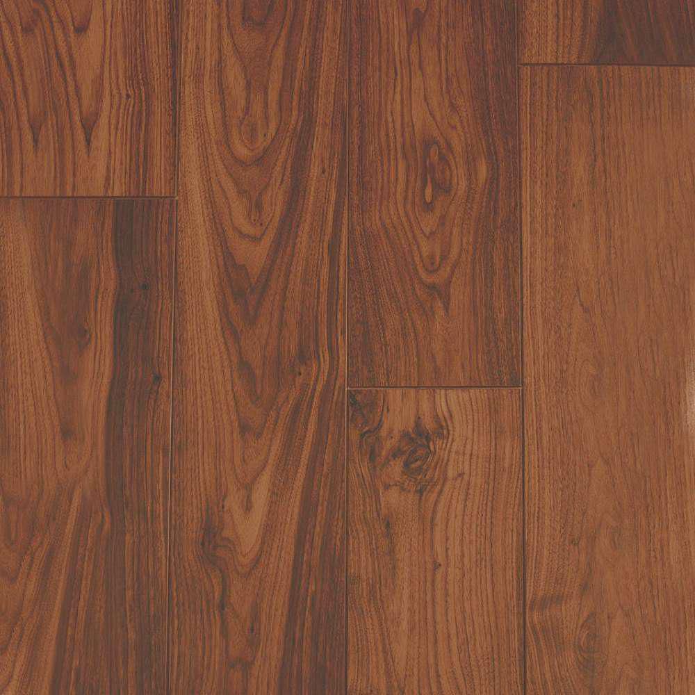 Sol stratifié Perspective - noyer huilé 4 chanfreins - 9,5x156x1380 mm ...