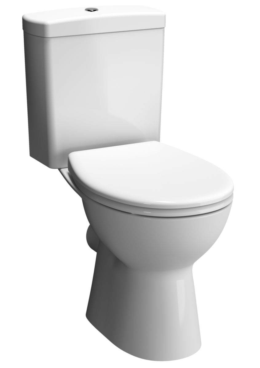 Pack WC Alterna Verseau sans bride avec abattant frein de chute - ALTERNA