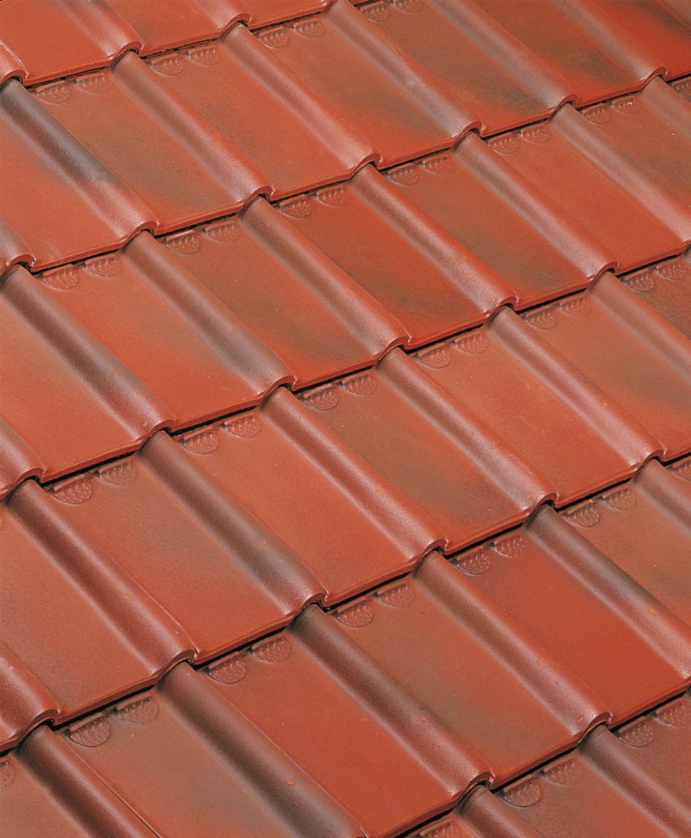 Tuile terre cuite Monopole n°1 Huguenot nuancé 297x215 mm EDILIANS ...