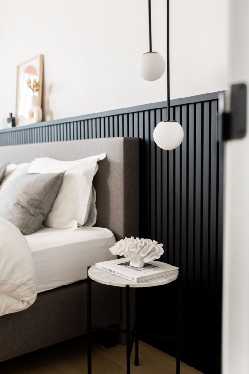 Panneau mural décoratif Maestro Latt - matte black / black ...