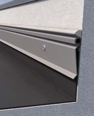 Solin Aluform avec joint EPDM - aluminium extrudé - L. 3 m - H. 70 mm ...