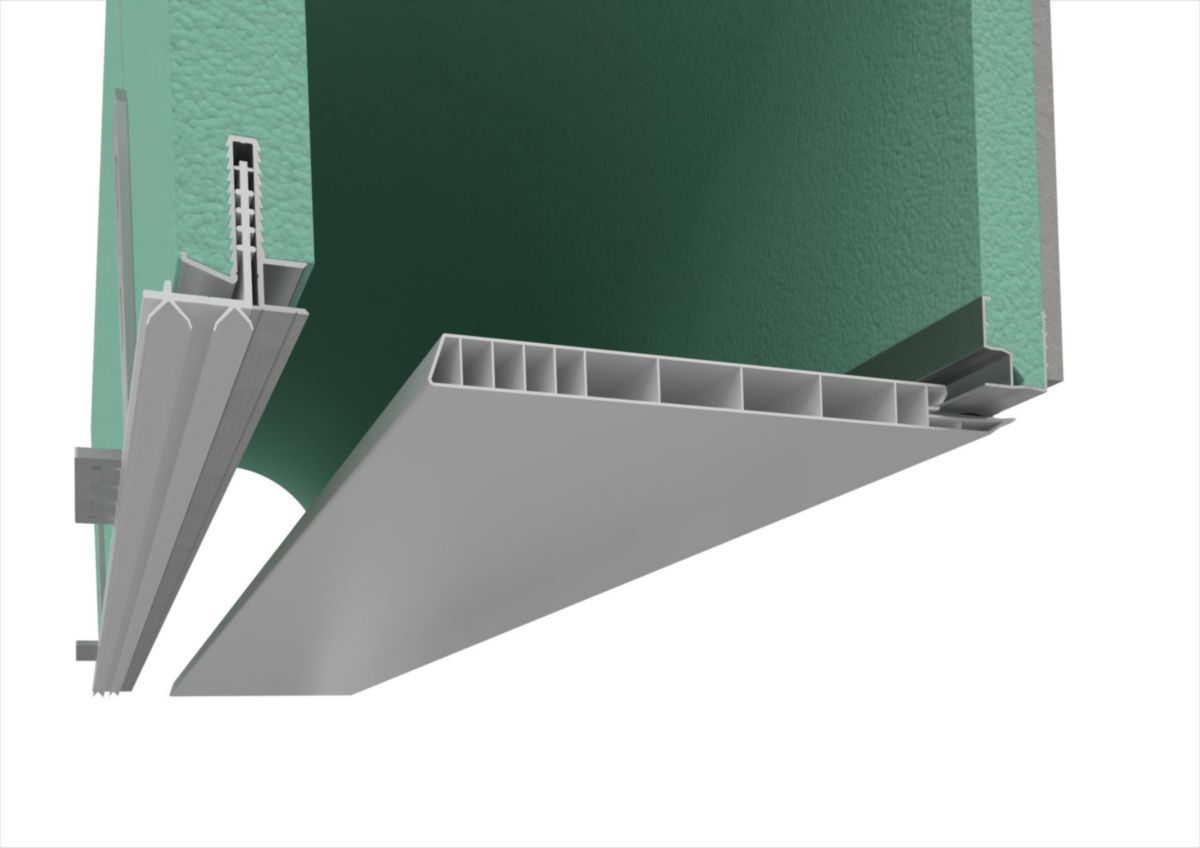 Sous-face blanc coffre tunnel 28 pour demi coffre 1000 mm - TBS PRO