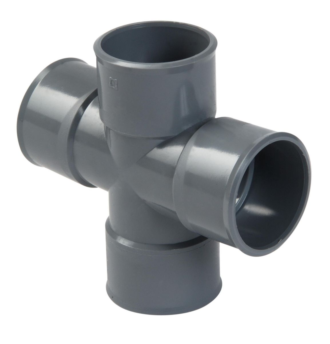 Culotte femelle femelle 87°30 double parallèle diamètre 40mm RH188 - NICOLL