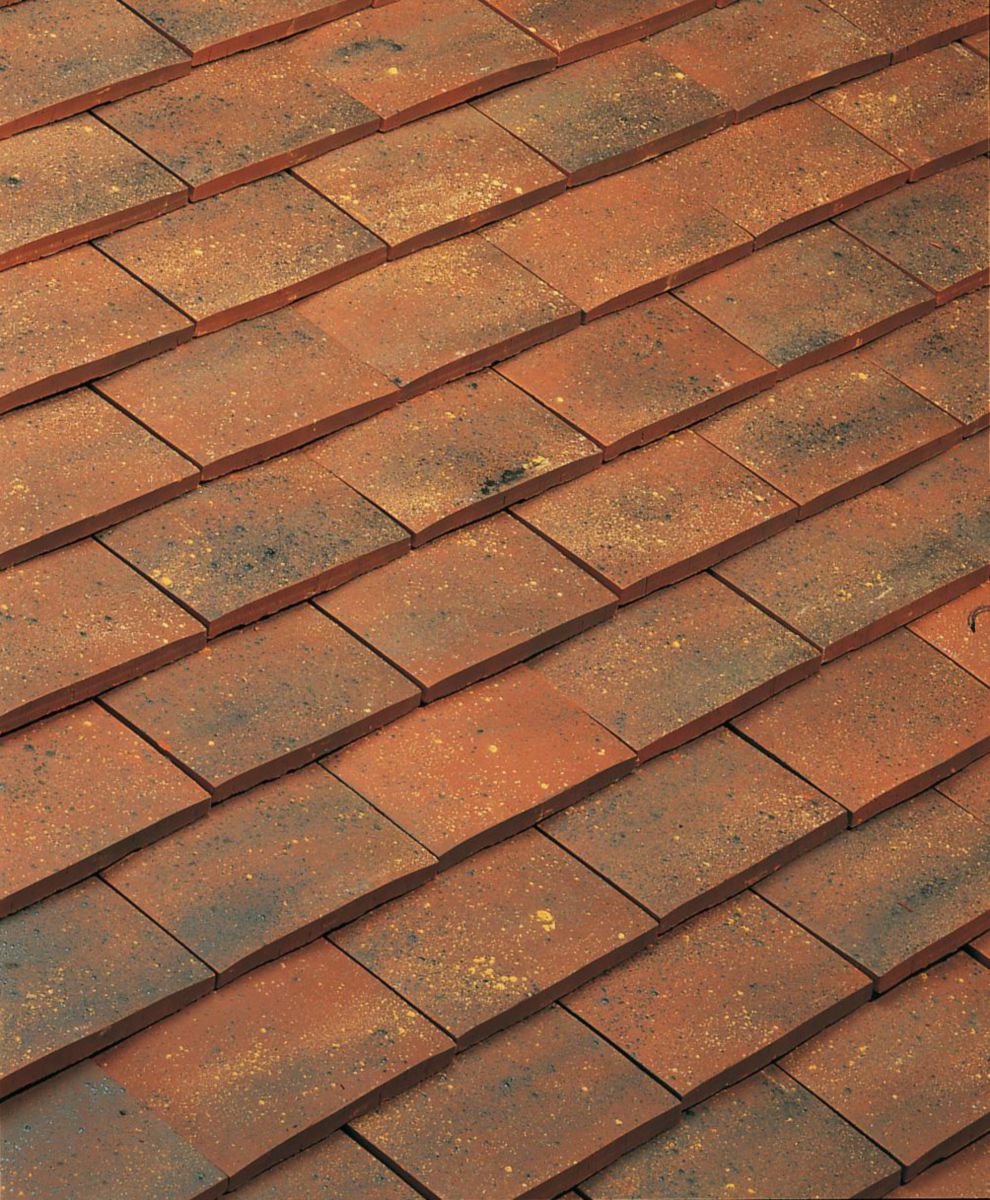 Tuile terre cuite plate 20x30 Huguenot alezane 300x200 mm teinte 004 ...