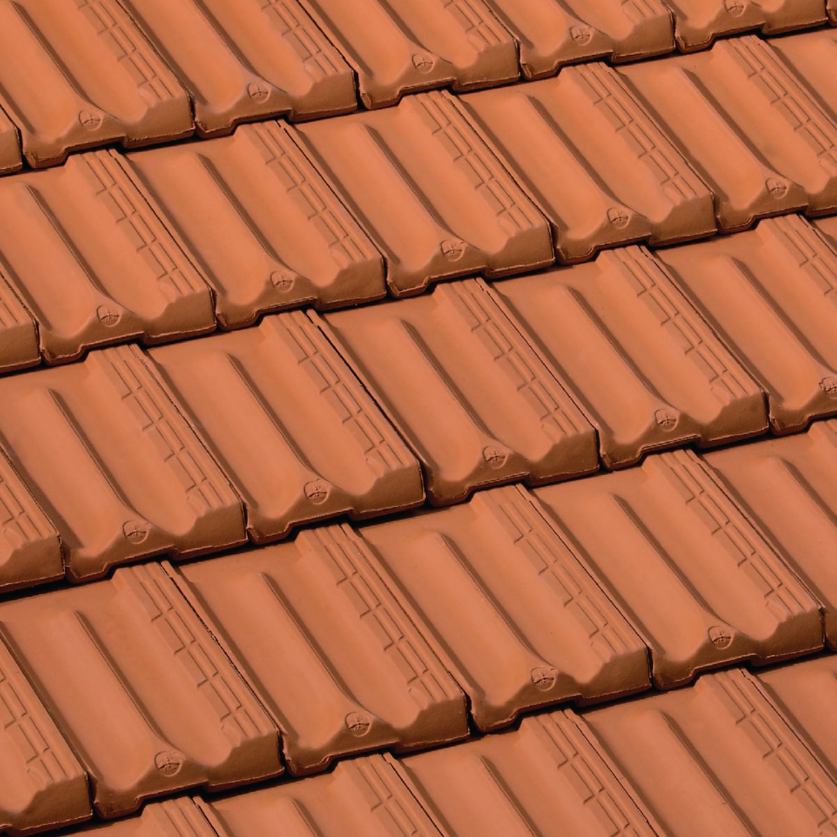 Tuile de rive universelle 33 - gauche - terre cuite rouge - 380x235x108 ...