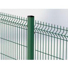 Poteau Alizé - aluminium vert RAL 6005 - L. 1,5 m - 55x65 mm - CLOTEX