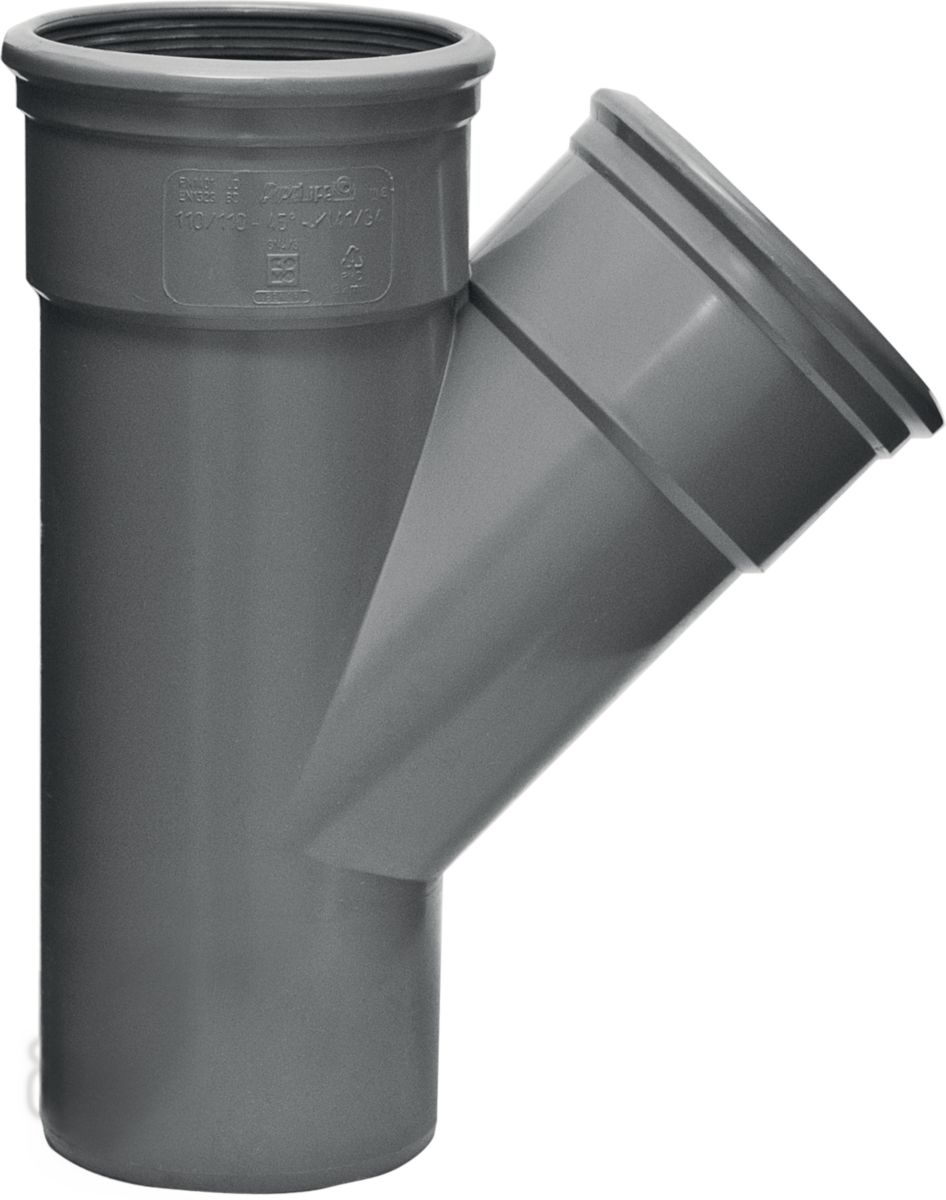 Coude PVC 87°30 mâle-femelle diamètre 315mm SDR41/ CR4 PIPELIFE ...