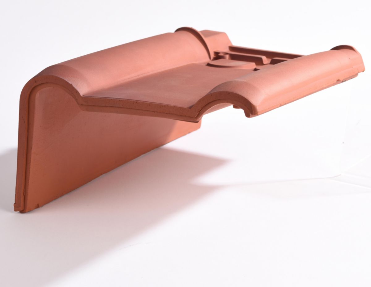 Tuile de rive à rabat gauche à recouvrement Ténord 311.71 - terre cuite ...