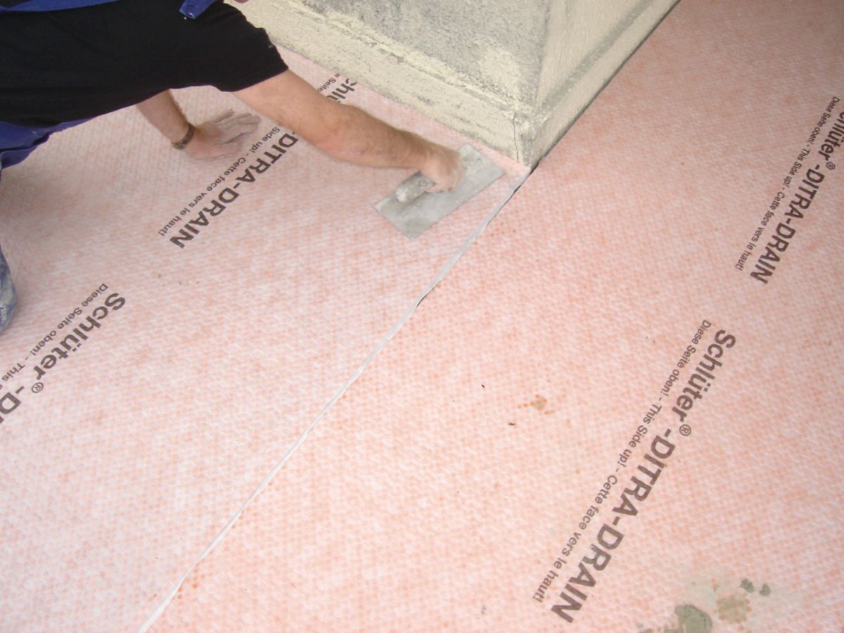 Natte de drainage Schlüter®-Ditra-Drain 4 - rouleau de 10x1 m ...