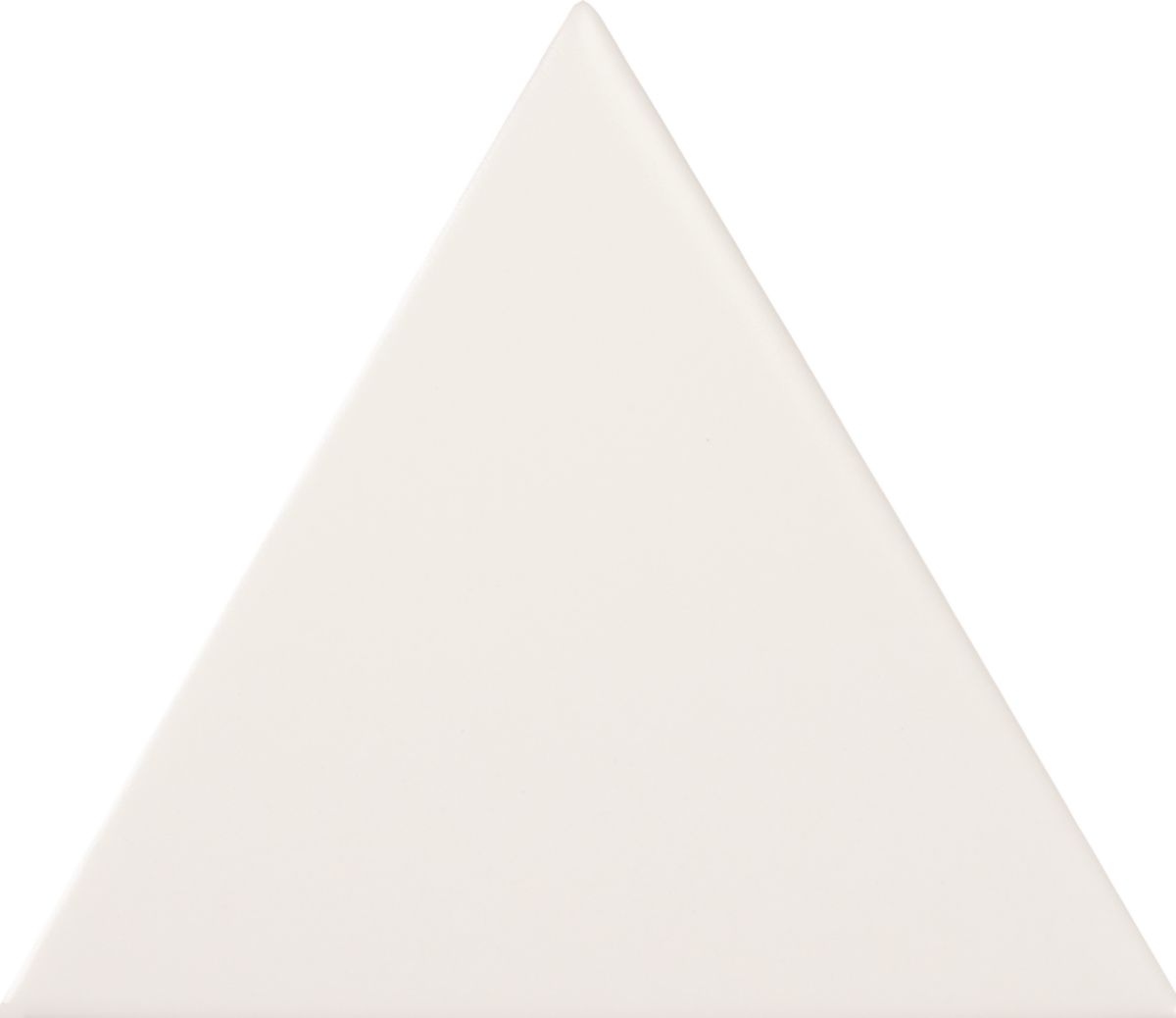 Carrelage mural faïence Scale - modèle triangolo - white mat - 12,4x10,8 cm - EQUIPE CERAMICAS