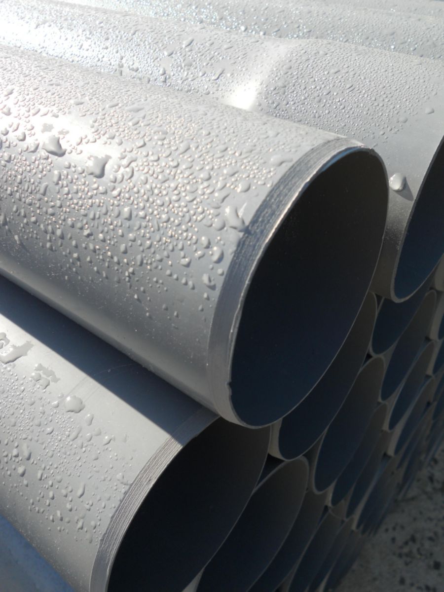 OD Tube HN - PVC gris - Ø 100 mm - L. 4 m - OD PLAST