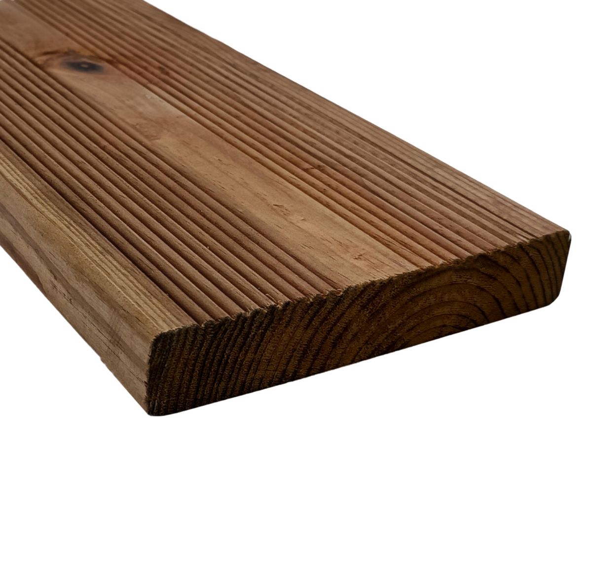 Lame de terrasse TS18 pin classe 4 marron 27 x 145 x 4200 mm - WOOD 2 WOOD
