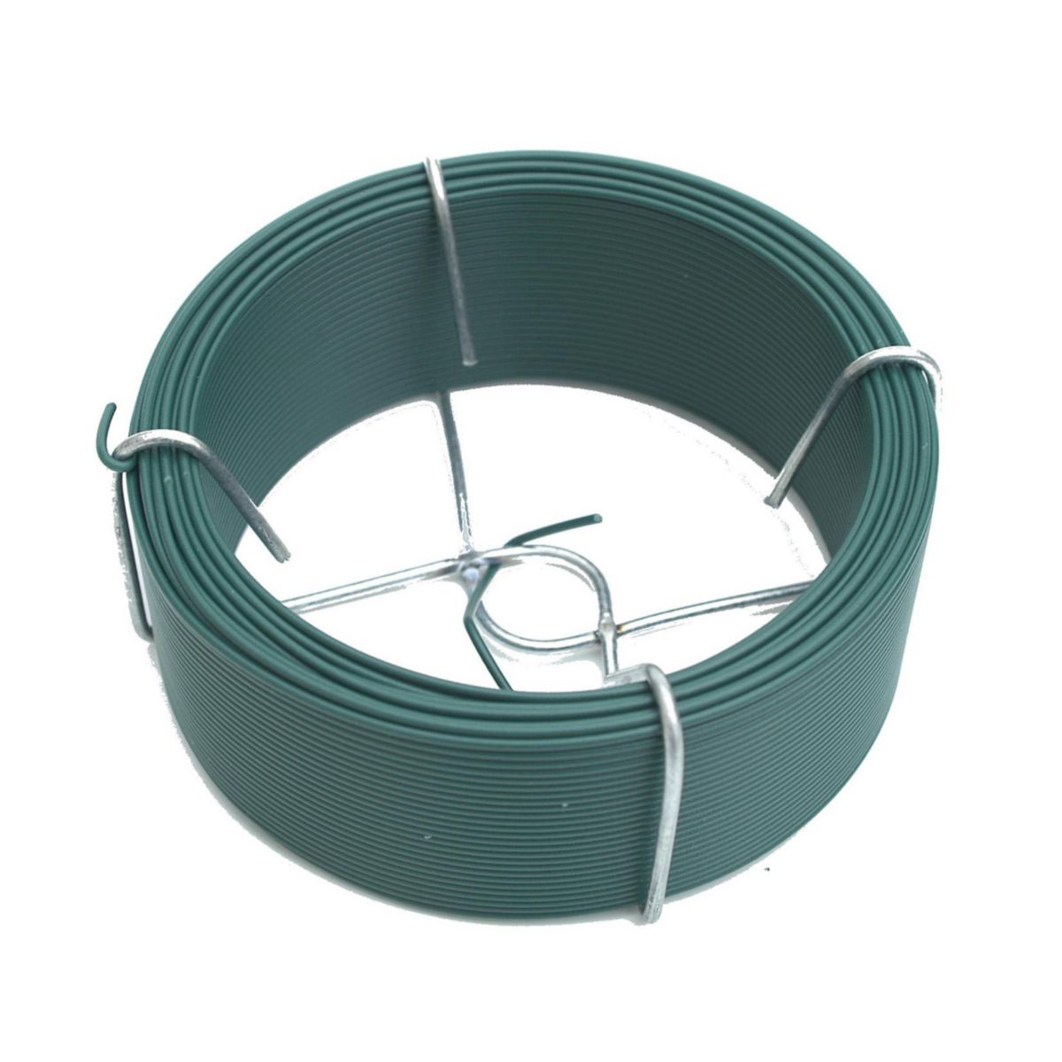 Fil d'attache plastifié vert diamètre 1,3mm rouleau de 50m - LIPPI