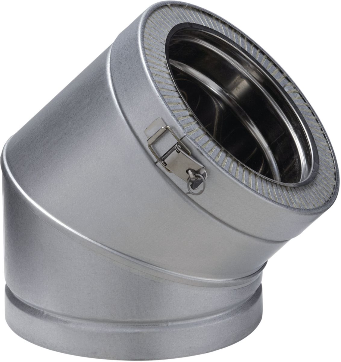 Coude 45° INOX-INOX, diamètre 200 mm EC 45° 200 I Réf. 31200021/9999 ...