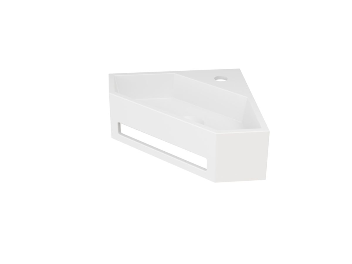 Lave mains d'angle porte serviette MEZZO ALTERNA - ALTERNA