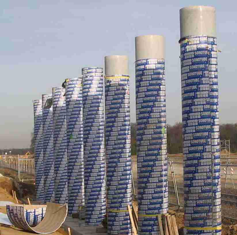 Coffrage carton Sonotube Plus - lisse - Ø 250 mm - L. 3 m - SONOCO ALCORE