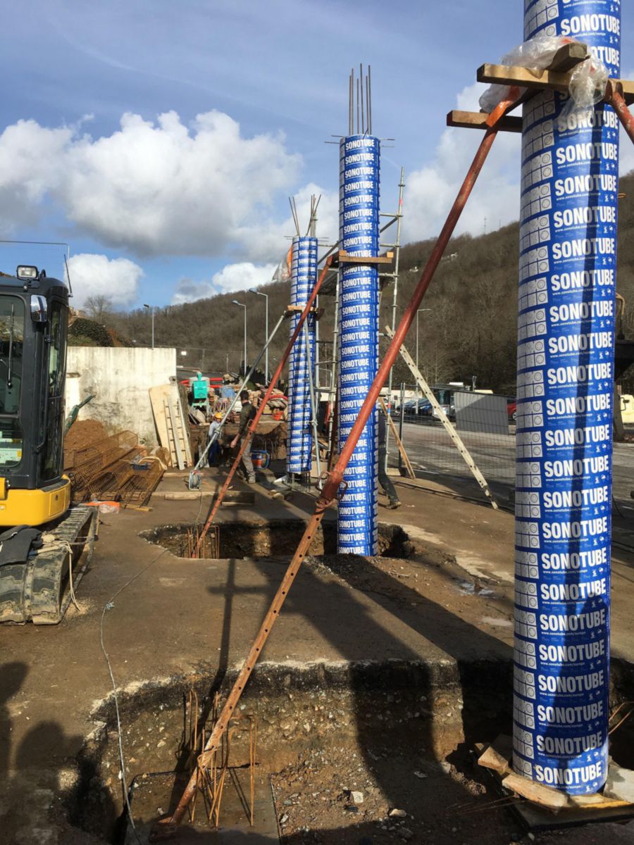 Coffrage carton Sonotube Plus - lisse - Ø 350 mm - L. 3 m - SONOCO ALCORE