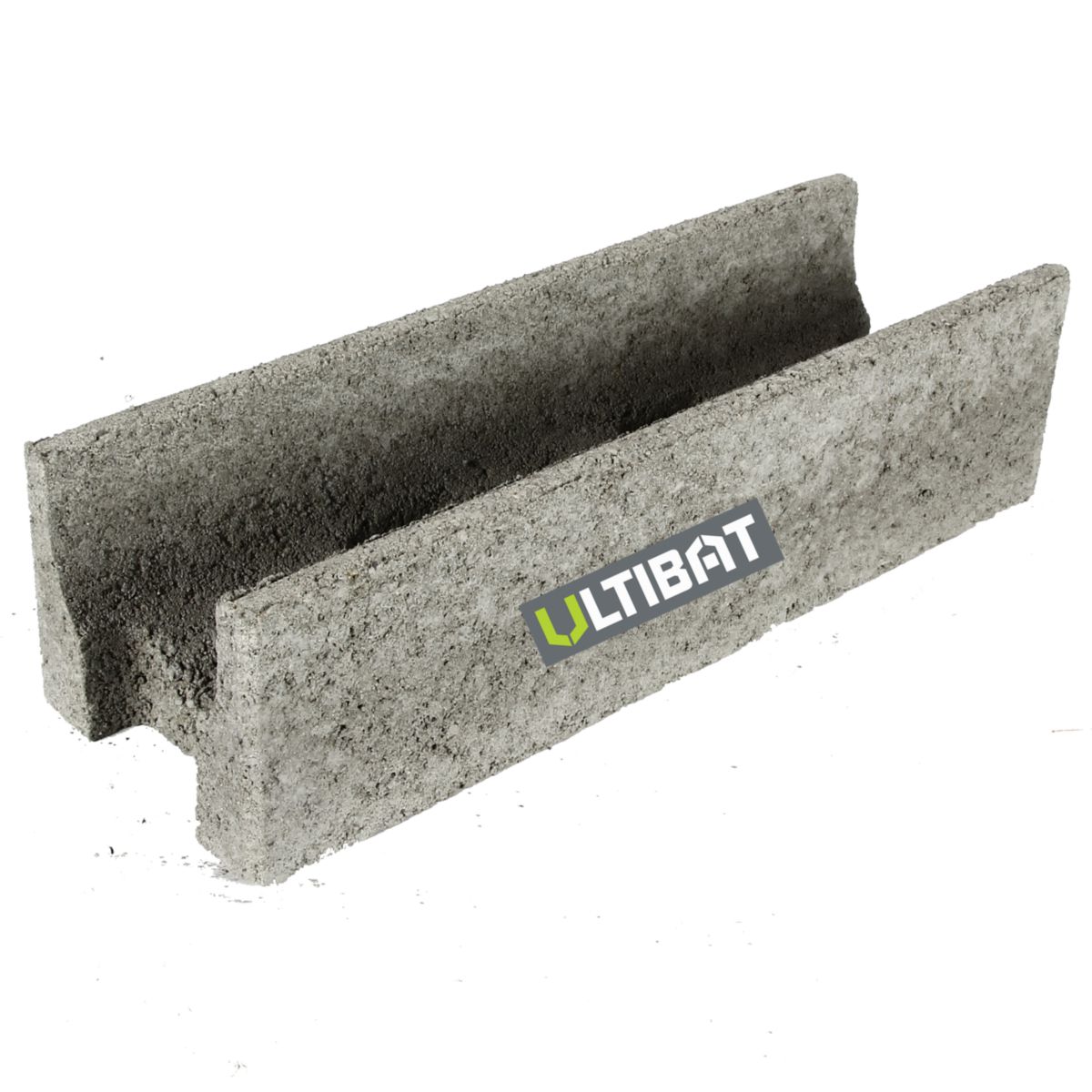 Bloc béton de chaînage horizontal Ultibat CE 600 x 200 x 200 Sainte ...