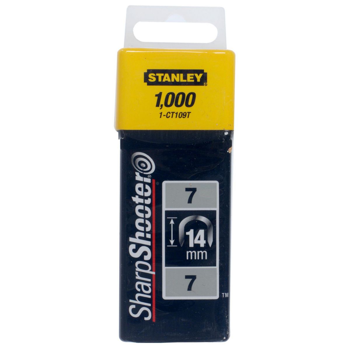 Agrafe pour CT10 14mm boîte de 1000 - STANLEY