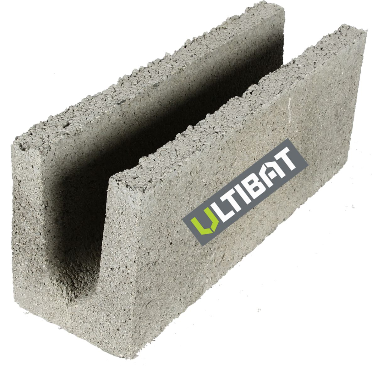 Bloc béton chaînage horizontal Ultibat CE NF 500 x 150Xh200 mm LANDAUL ...