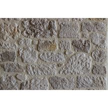 Parement Pierre reconstituée moellon Rustique - épaisseur 2cm (1 pack=0,75m²) ton pierre nuancé ...
