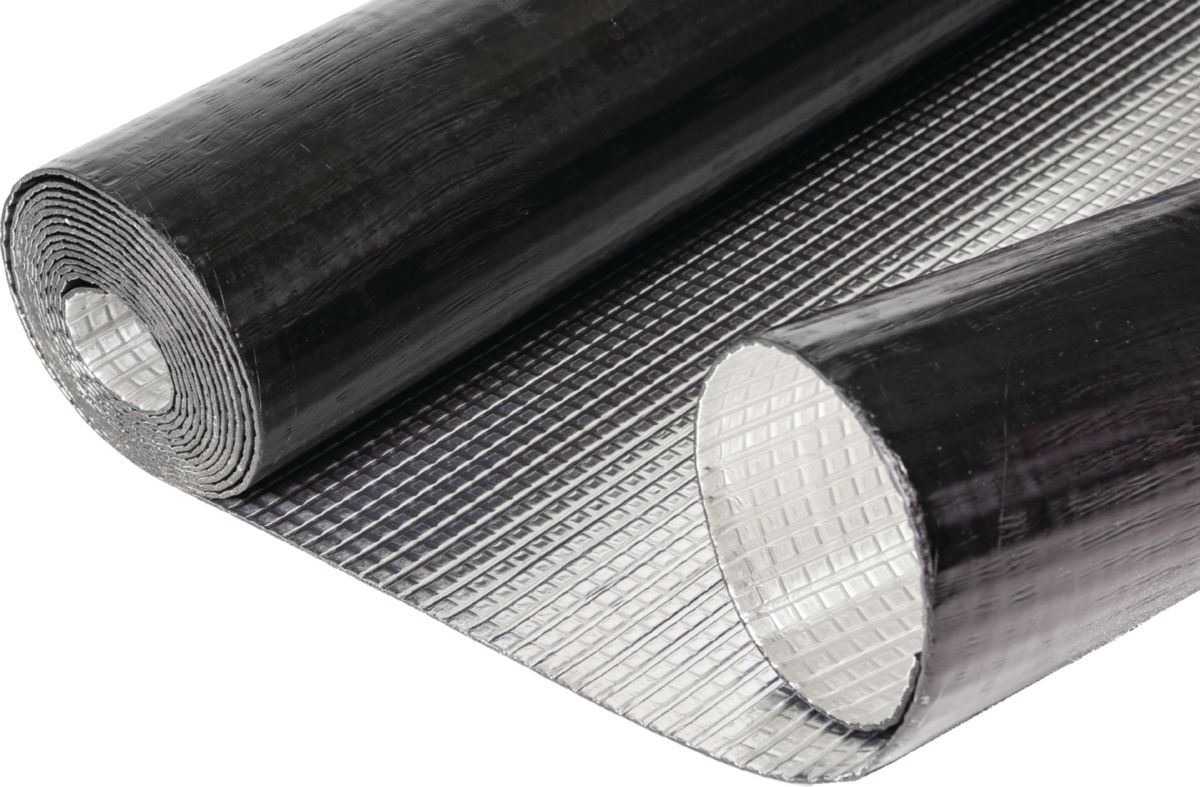 Chape alu SBS d'étanchéité bitumineuse - ton alu naturel - rouleau de ...