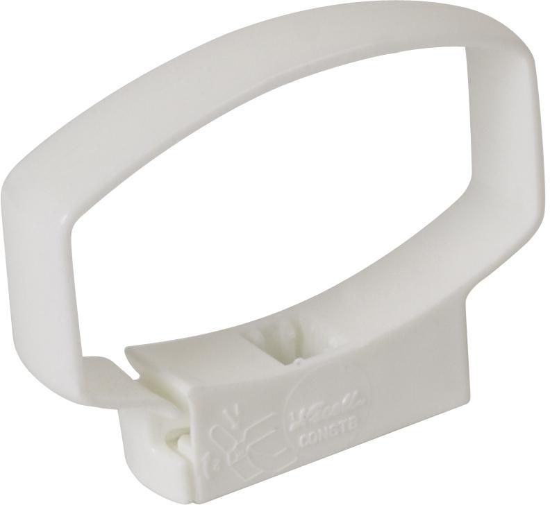 Collier PVC pour descente eau pluviale Ovation TD95 blanc - 90x56 mm - NICOLL