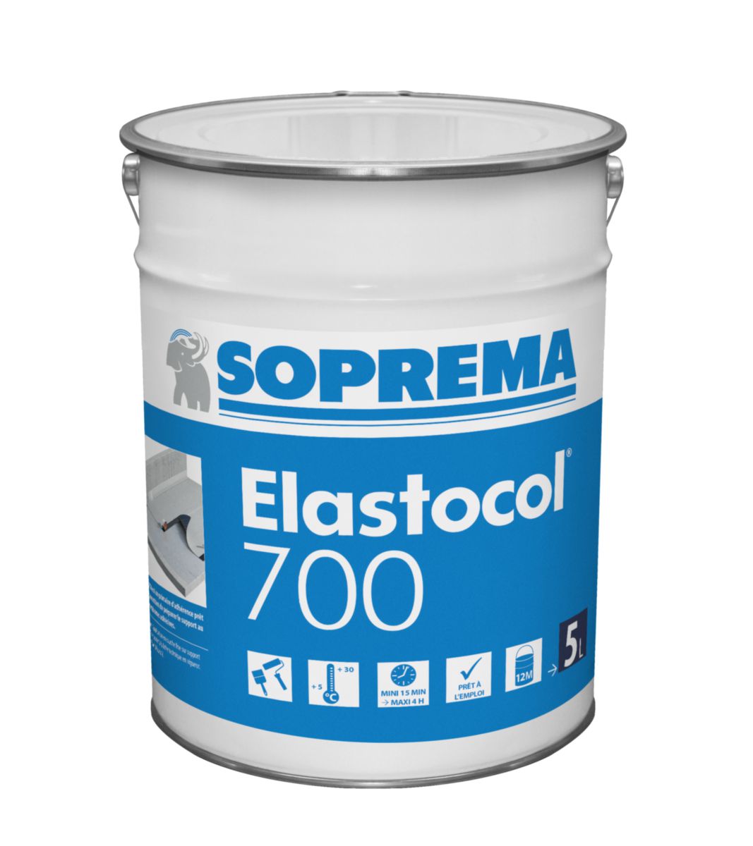 Elastocol 700 bidon de 5L Réf: 00231854--S0060 - SOPREMA
