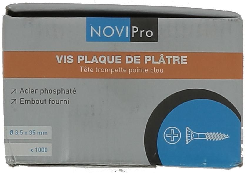 Vis TTPC - Ø 3,5x35 mm - boîte de 1000 pcs - NOVIPRO
