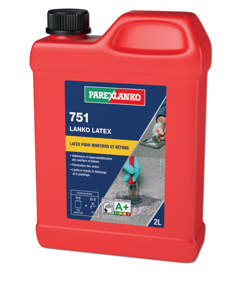 Résine d'accrochage pour mortier et béton Lanko 751 Lankolatex bidon de ...