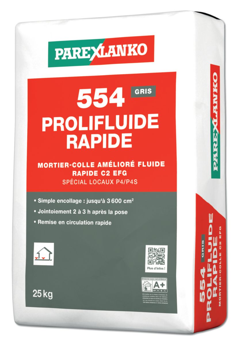 PAREXLANKO - Mortier-colle amélioré fluide rapide, remise en ...