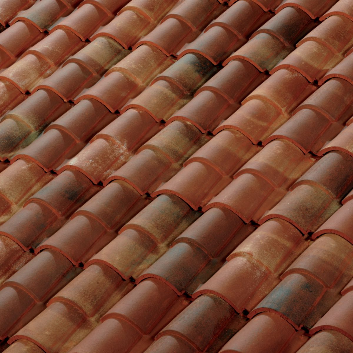 Rive ronde gauche 9XG Pays d'oc tuile gm du sud tc Double canal 12 ...