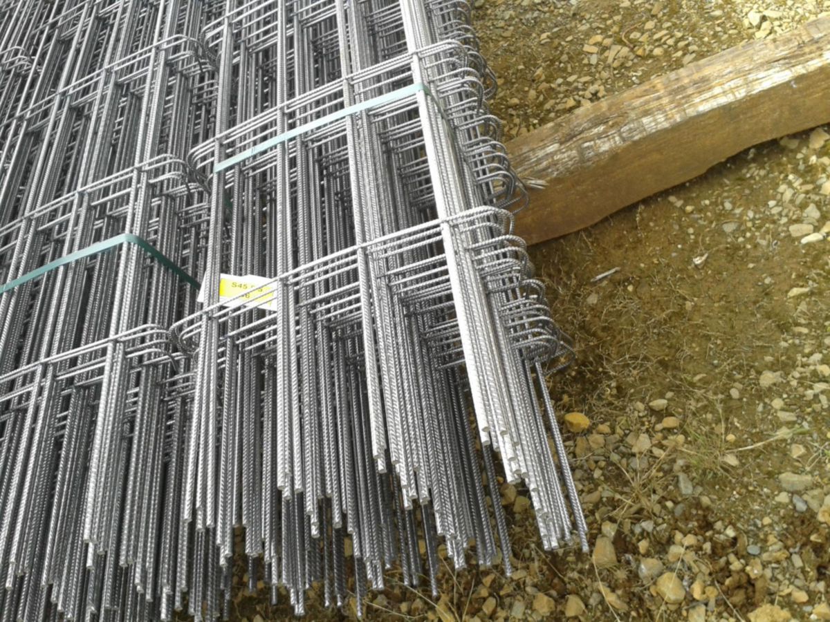 Armature de semelle sol homogène S35-85 - filants 3HA8 - espacement 33 ...