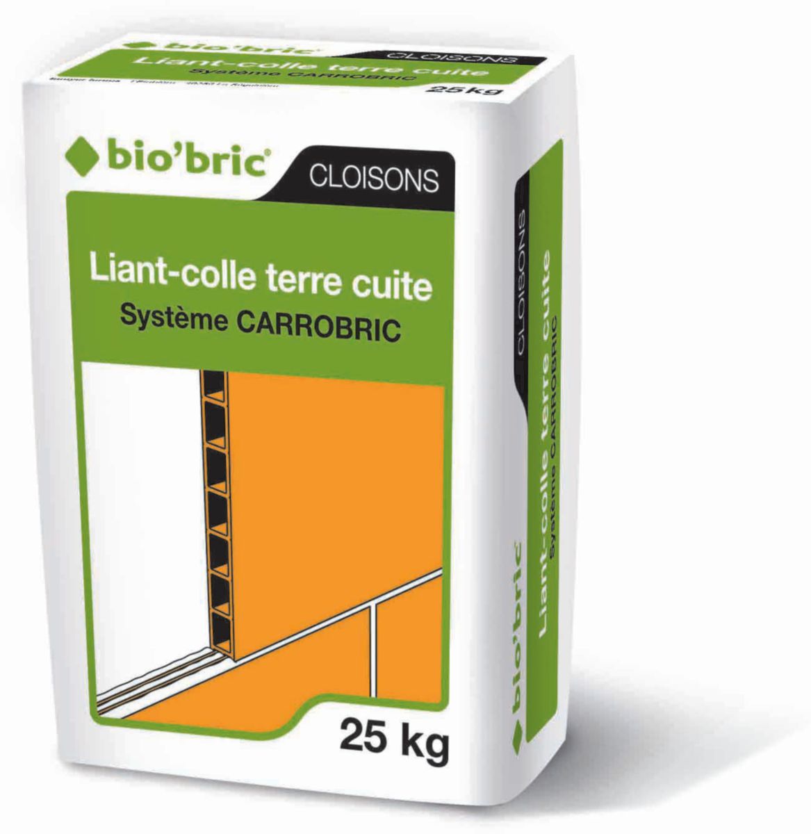 Colle mega'bric Colmega Bouyer Leroux sac 25 kg - BIO'BRIC