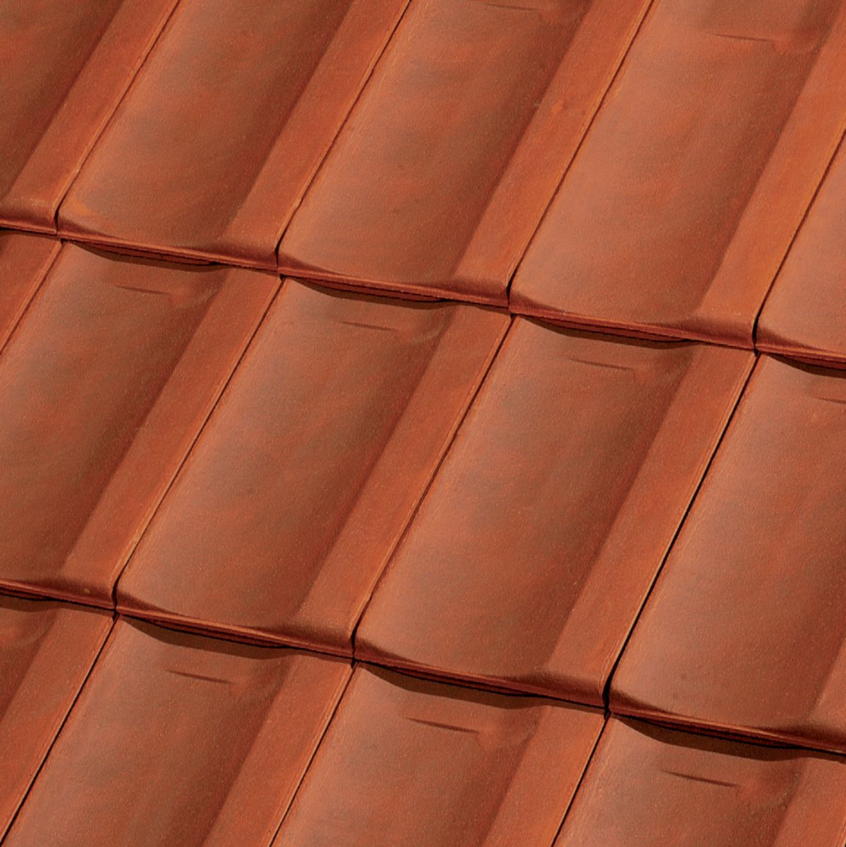 Tuile et demie plate terre cuite Ségala 4P20 30x30 Rouge flammé Réf ...