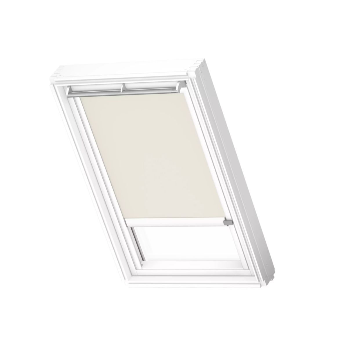 Store occultant solaire VELUX DSL avec glissières blanches Beige DSL ...