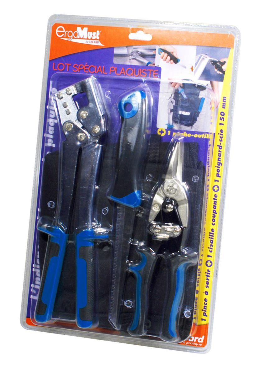Lot plaquiste 4 outils Réf. LOT462 - THEARD