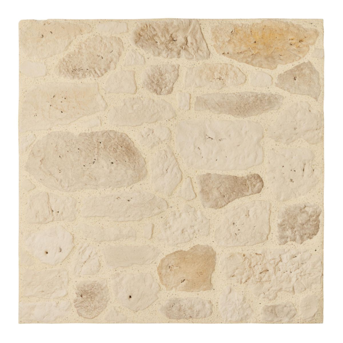 Pierre d'angle pour parement Moellon Rustique - ton pierre nuancé - H. 25 cm - 13x23 cm - ép. 2 ...