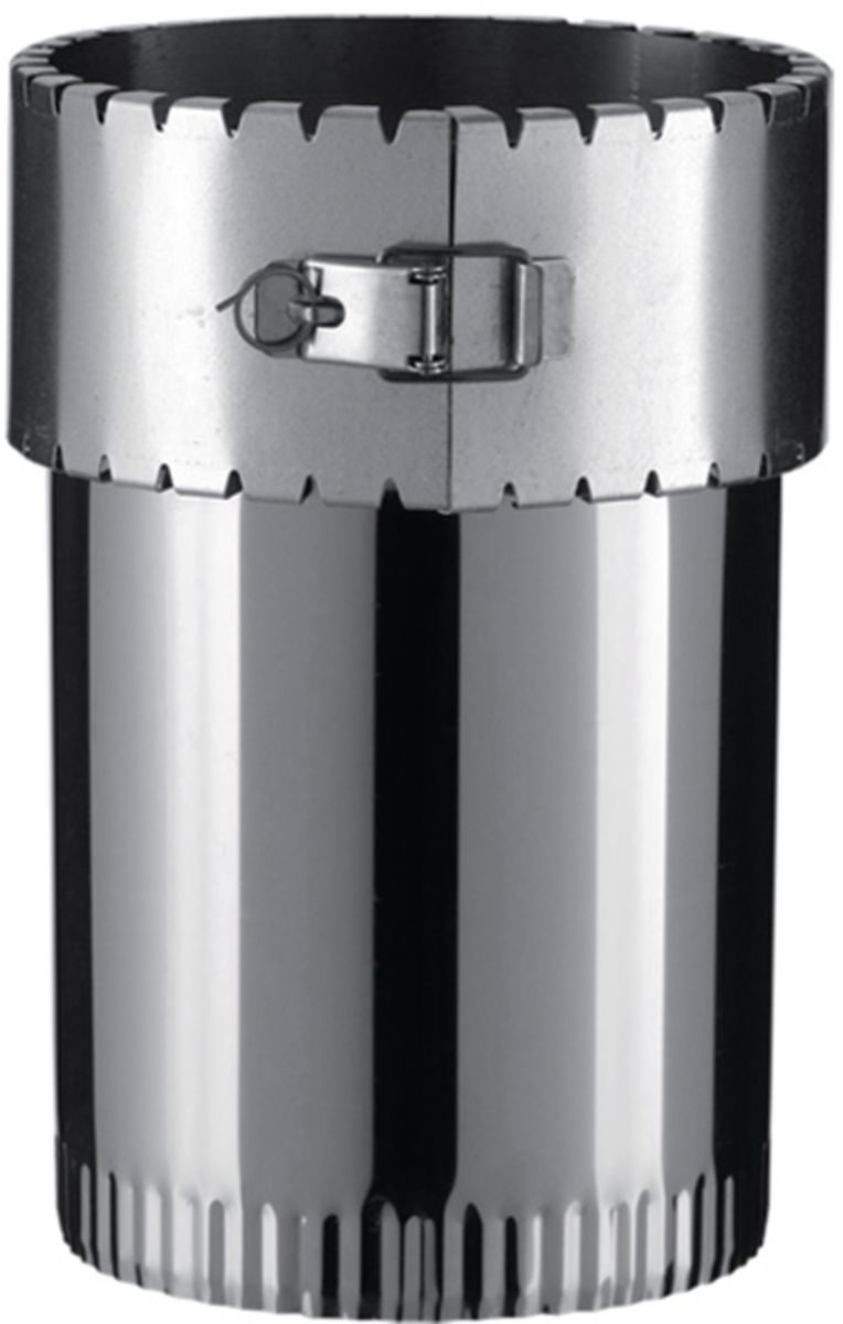 Raccord tubage flexible/conduit acier émaillé - Ø 200 mm - POUJOULAT