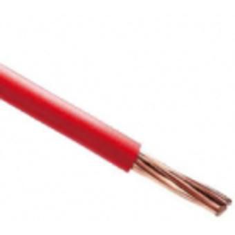 Fil électrique de phase rouge H07V-R - conducteur 6 mm² - 450/750 V - Ø ...