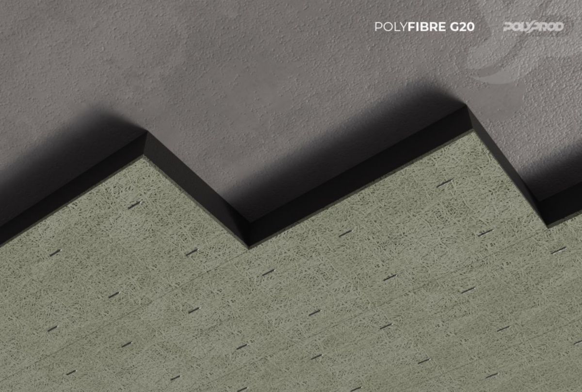 POLYFIBRE G20 Panneau isolant fibre Ciment gris Bords droits Ép. totale 150 mm Pose Fond de ...