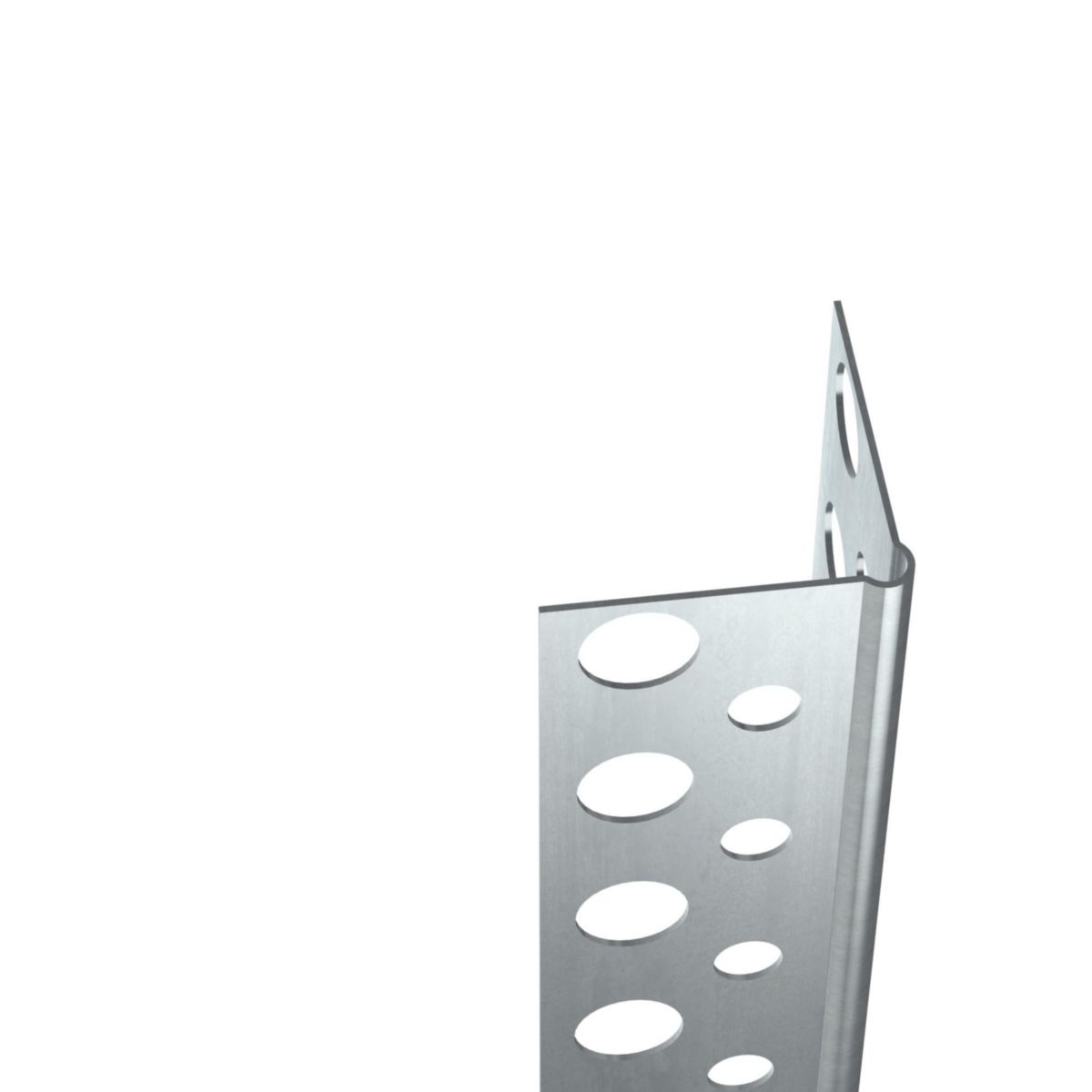 Cornière en aluminium perforé enduit de 1mm longueur 2,50m Réf ACP1AL ...